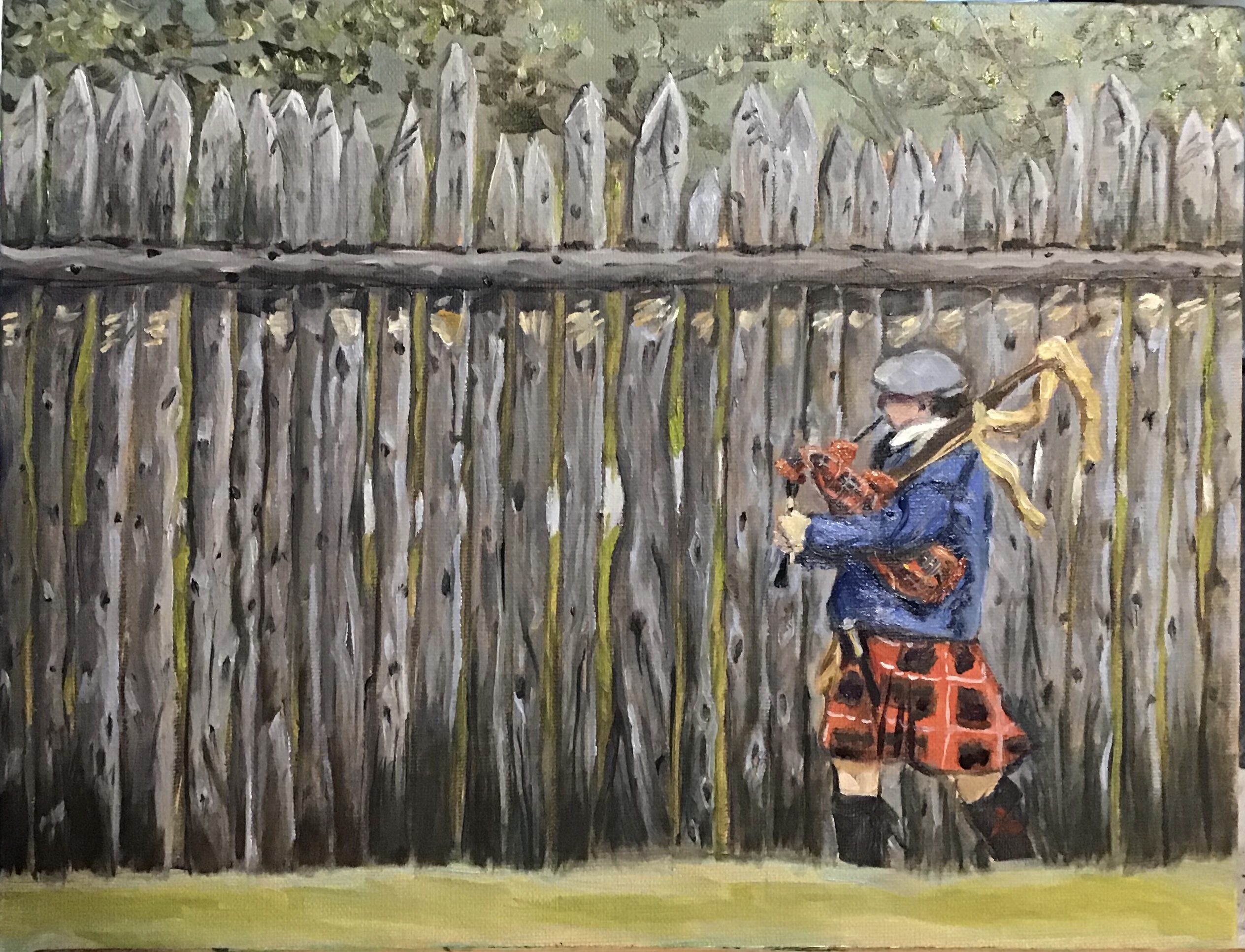 The Piper at Grand Portage – Lynn Steiner – Artist